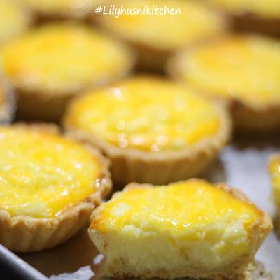 Resep Half Baked Creamy Cheese Tart oleh Lilyhusnikitchen - Cookpad