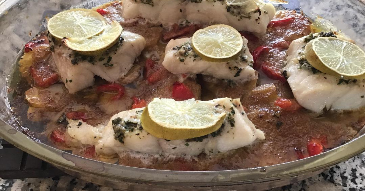 Churrasco De Mero Al Horno Receta de Rosa Padrón Argentó- Cookpad