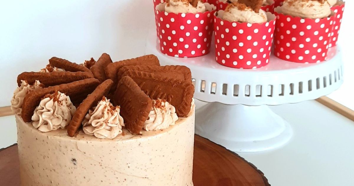 Resep lotus cake rumahan enak dan mudah - Cookpad