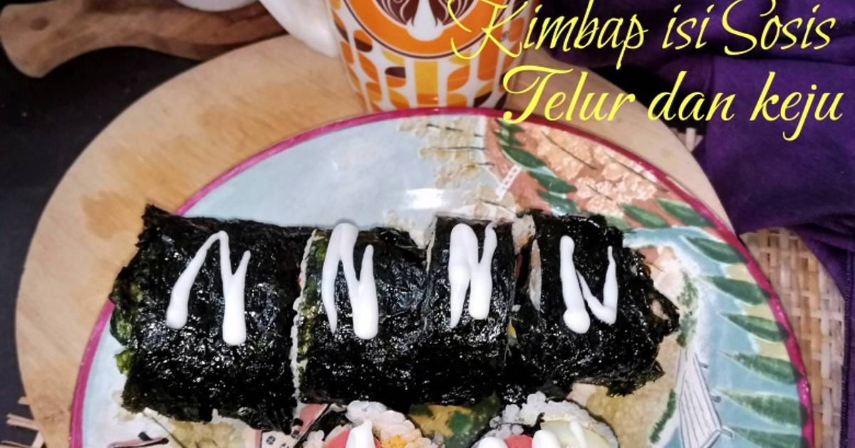 502 resep kimbab telur timun enak dan mudah - Cookpad
