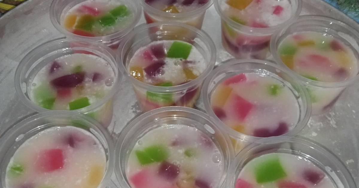 Resep Puding mozaik oleh Bunda dian - Cookpad