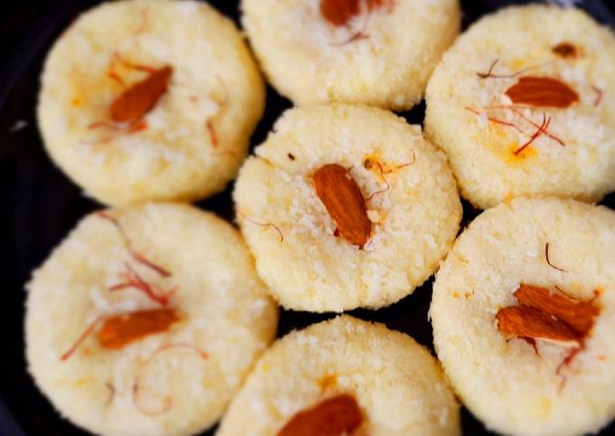 Coconut Peda Recipe by Uzma Syed - Cookpad