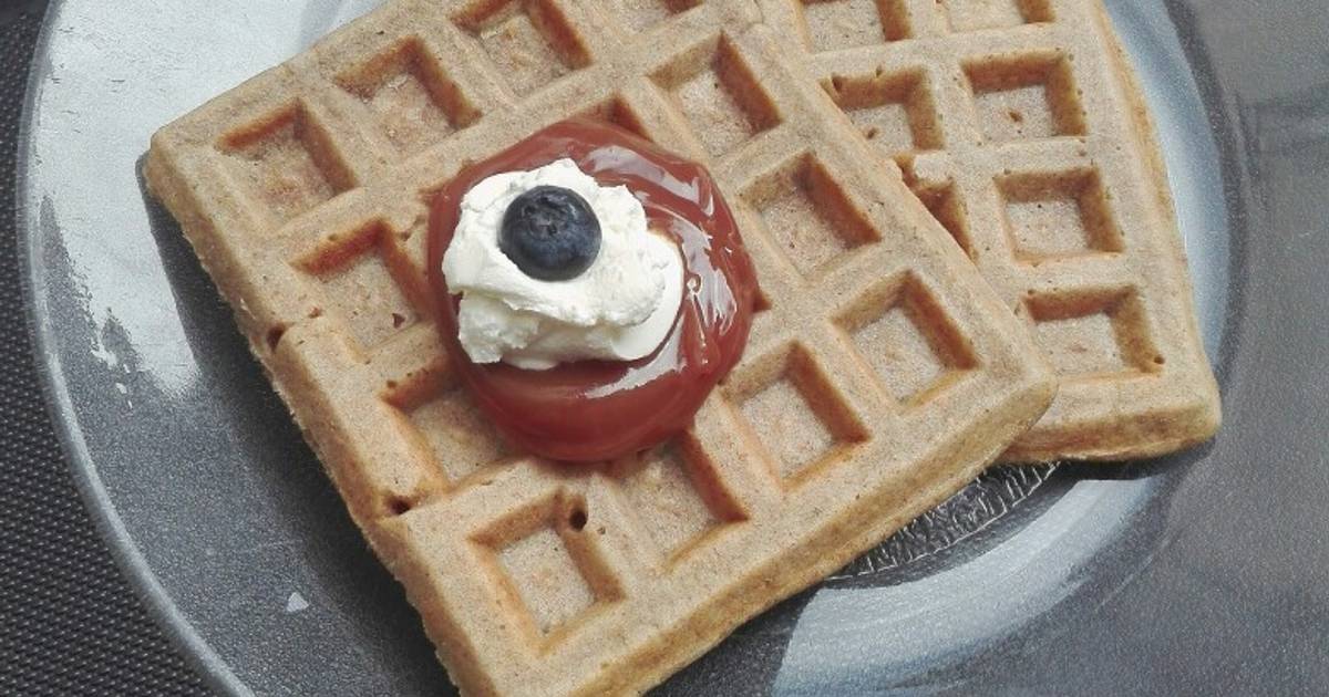 Waffles integrales 😊 Receta de Gaby- Cookpad