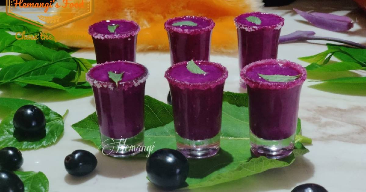 Jamun Shots Recipe by Hemangi Chaudhary - Cookpad