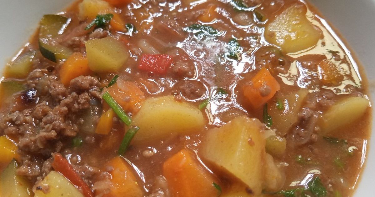 Minced Meat Potatoes Stew Recipe by Maggie Karis - Cookpad
