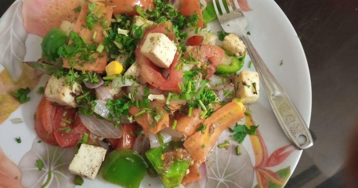 Devi Amlani દ્વારા રેસીપી ડ્રાય કઢાઈ પનીર (Dry Kadhai Paneer Recipe In ...