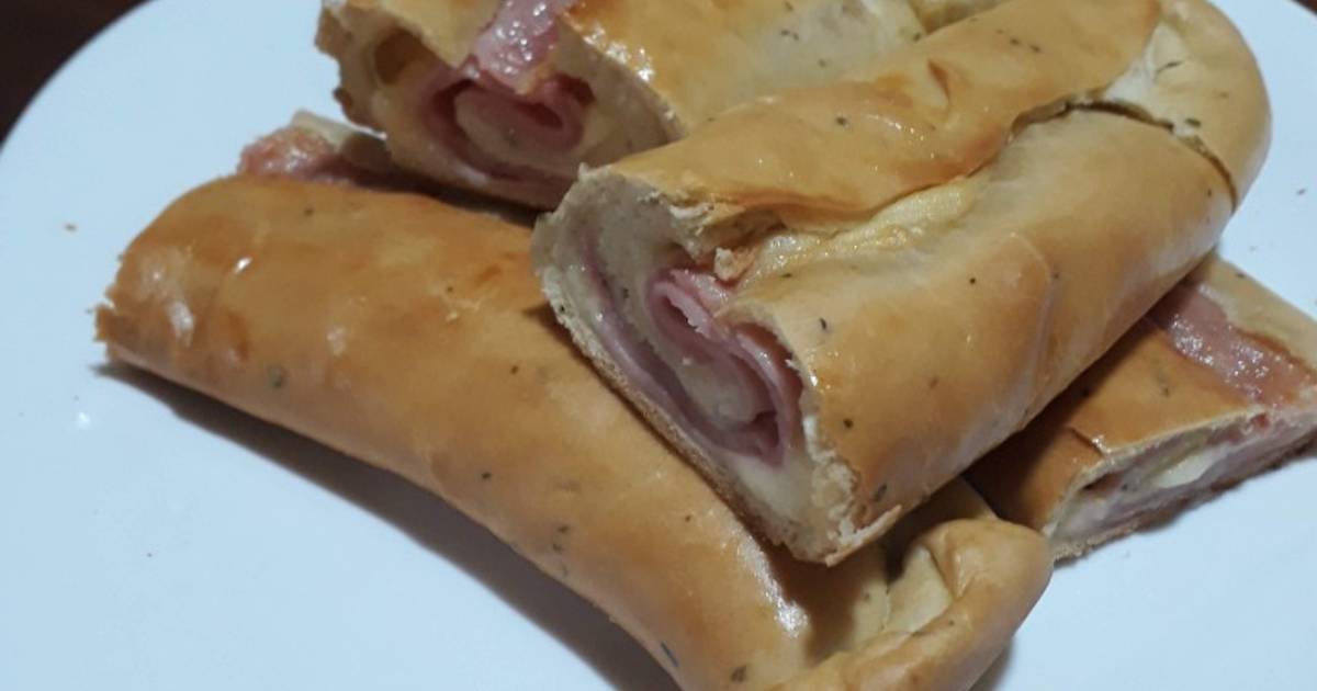 Panes rellenos de jamón y queso Receta de Cecy Gaido- Cookpad