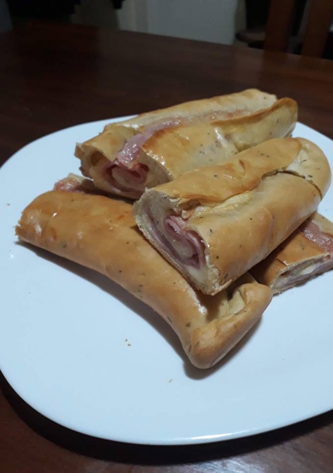 Panes rellenos de jamón y queso Receta de Cecy Gaido- Cookpad