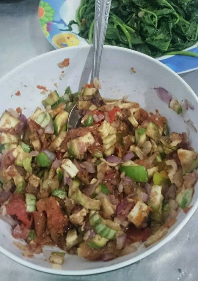 Resep Beberuk terong khas Lombok oleh Ste Cee - Cookpad