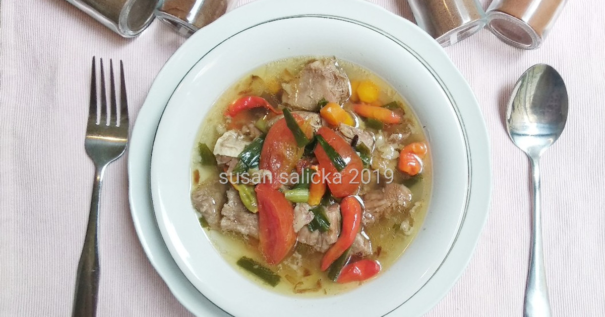 Resep Sop Daging Sapi Kuah Rempah oleh Susan Salicka - Cookpad