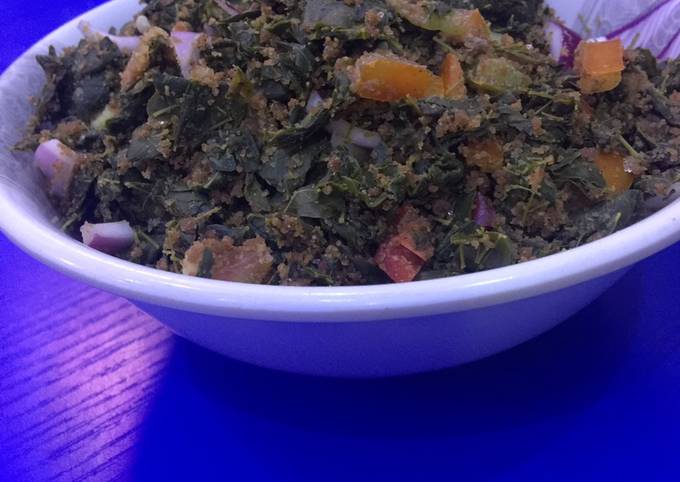 Zogale (moringa salad) girki daga Oum Nihal - Cookpad