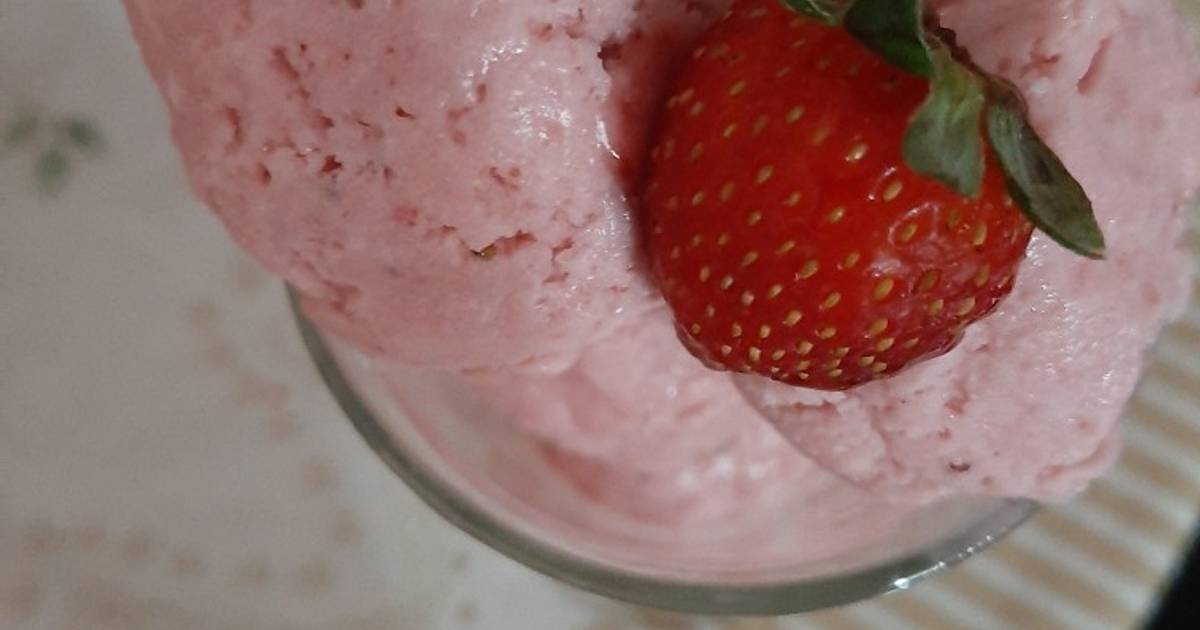 Nieve de fresa - 12 recetas caseras- Cookpad