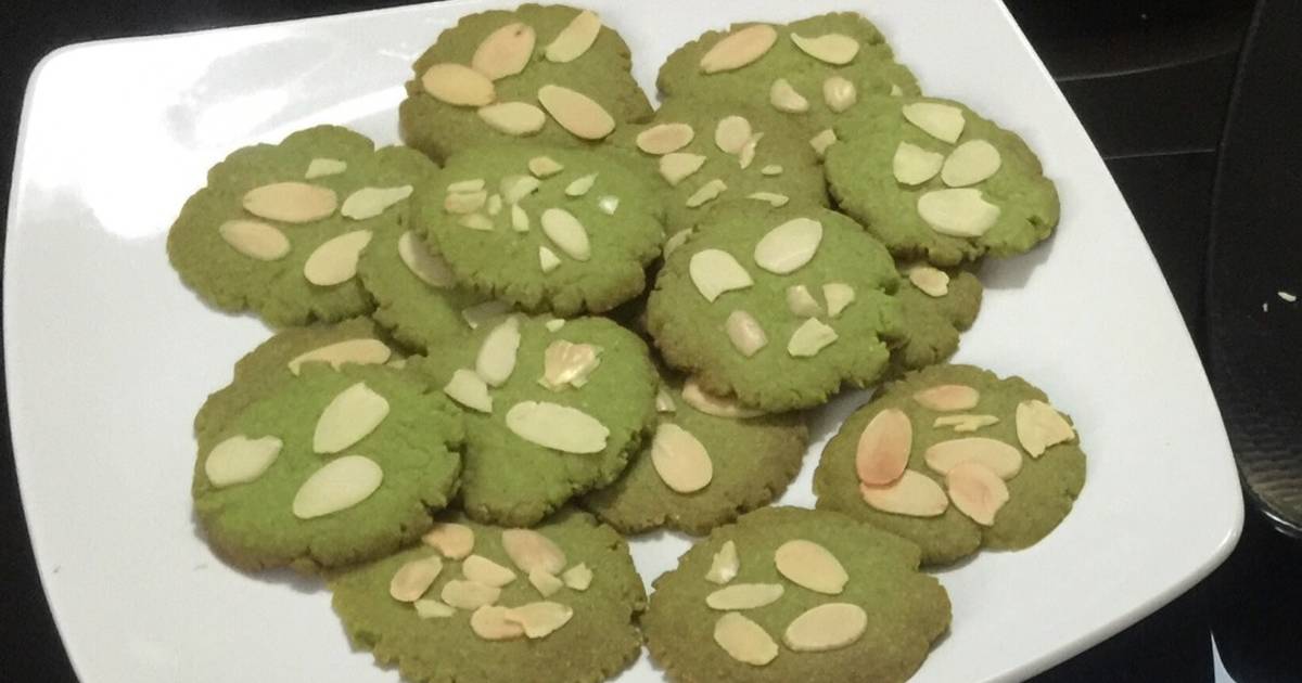 Resep Green tea cookies oleh ucie nurul - Cookpad