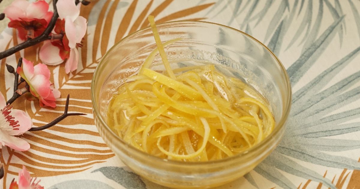 Resep olahan kulit buah lemon rumahan enak dan mudah - Cookpad