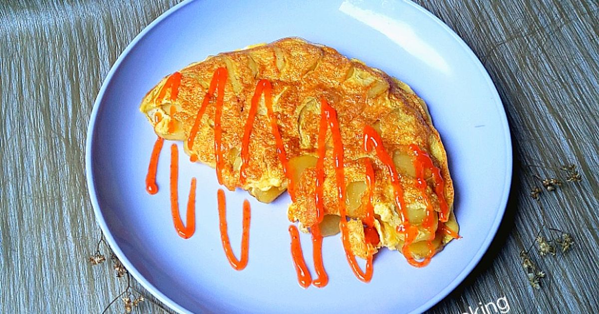 Resep Omelette Kentang Simple oleh Alya Nurfitri🍳 - Cookpad