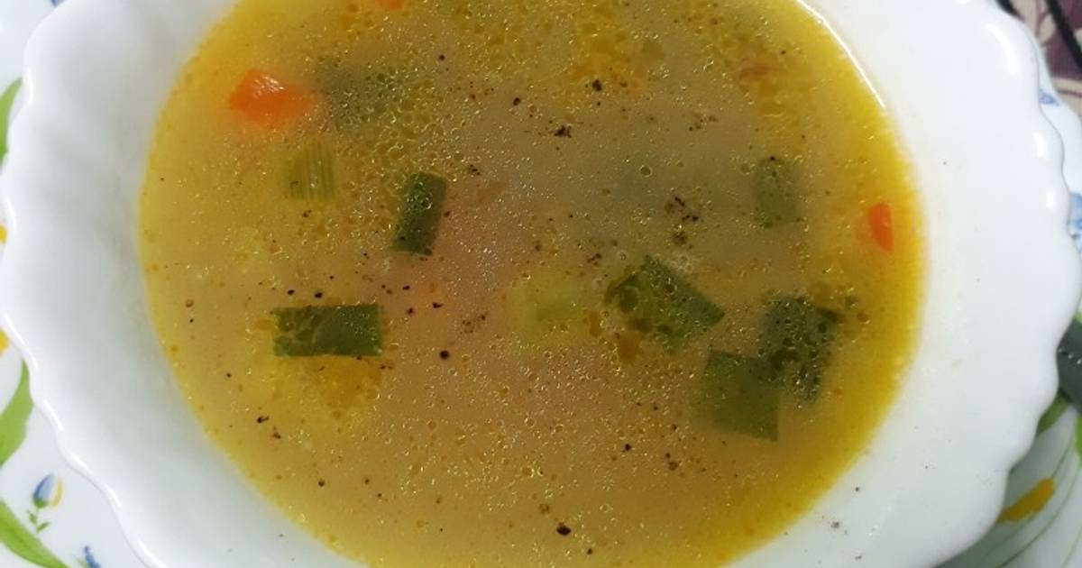 Veg shorba Recipe by Nazneen Alamgir - Cookpad