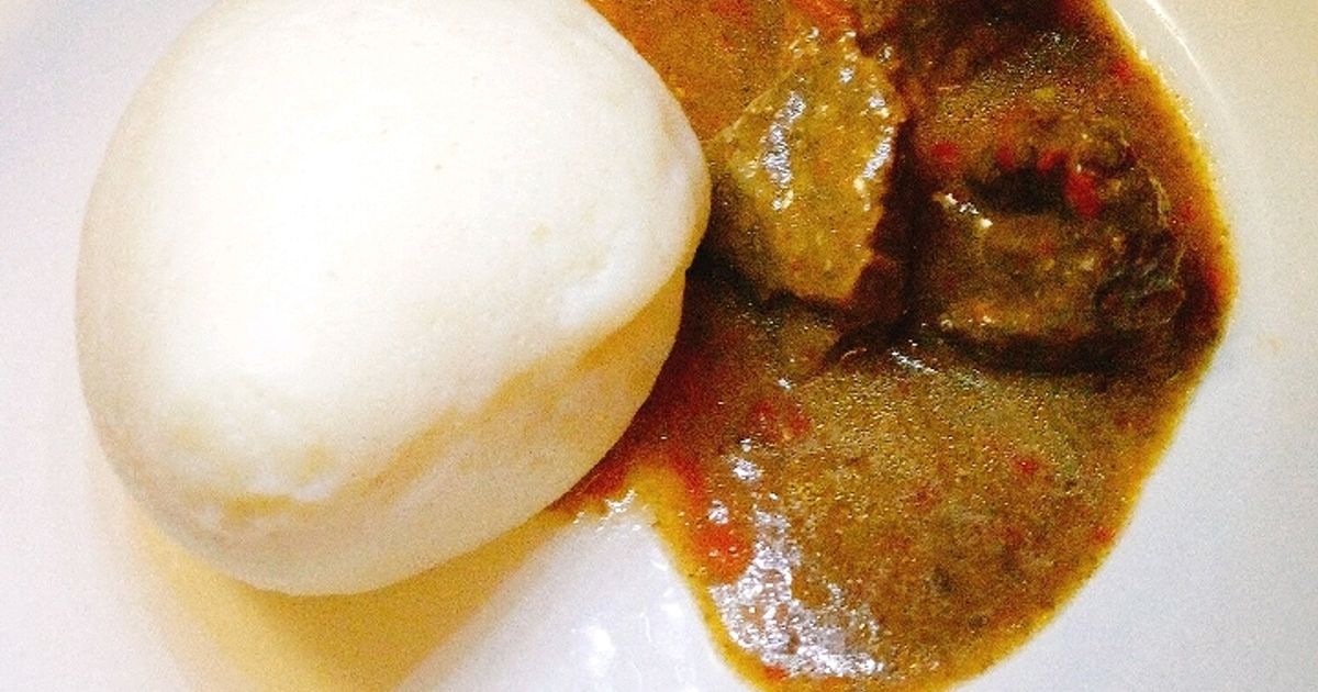 Tuwon Semo And Dry Okro Soup Recipe by Munah's Kitchen - Cookpad