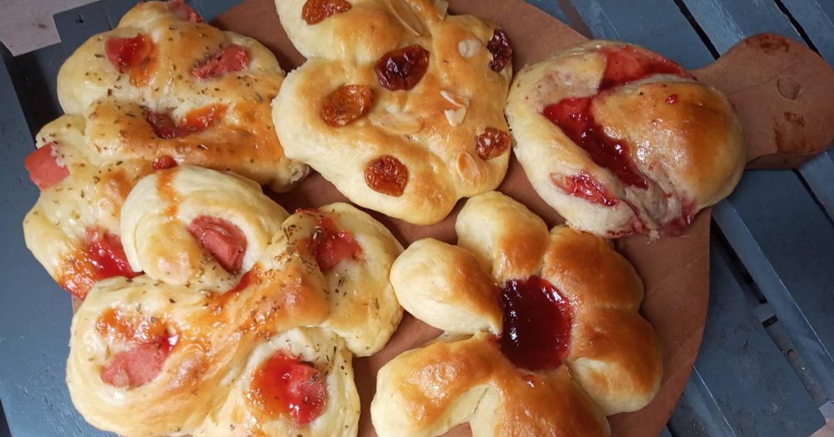 Resep Roti Manis Karakter bunga dan lainnya #10 oleh DiYos Nie - Cookpad