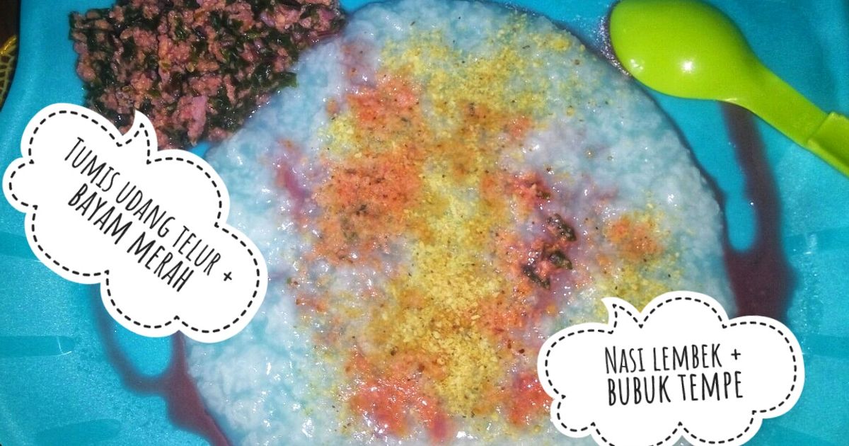 Resep Mpasi 11+ 4* Doble Prohe Nasi Lembek Tumis Merah oleh Mama Ain ...