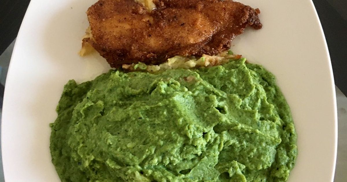 Puré Verde Con Escalopa De Pollo Kaiser Al Horno Receta de Nicole Reiss ...