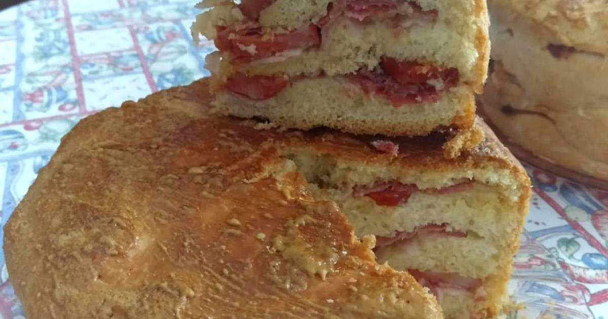 Folar salgado Receita por Romy Almeida - Cookpad