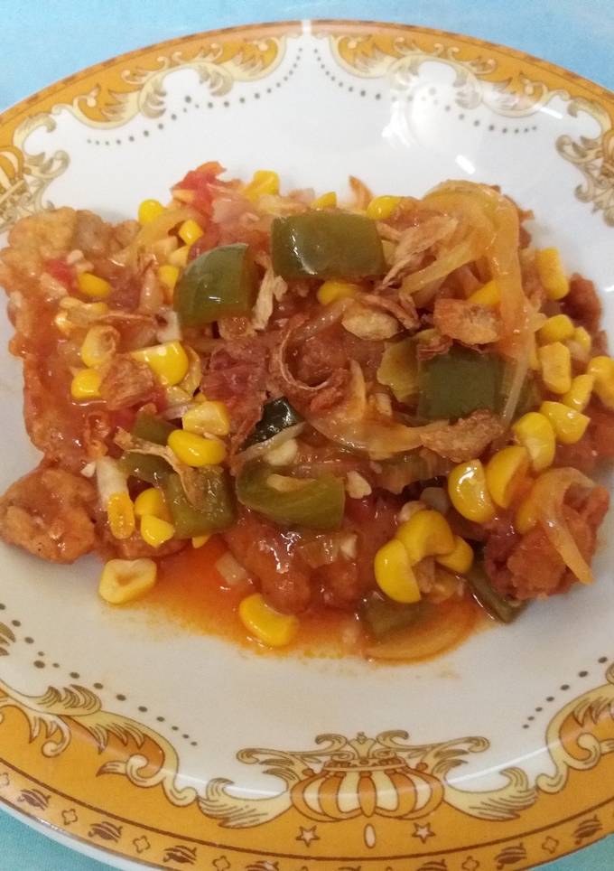 Resep Ayam Gekri(geprek kriuk) Asam Manis🤗 oleh Christinayu mandansari ...