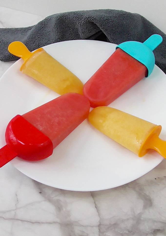 Helados o polos de fruta saludables Receta de Mary Barby- Cookpad