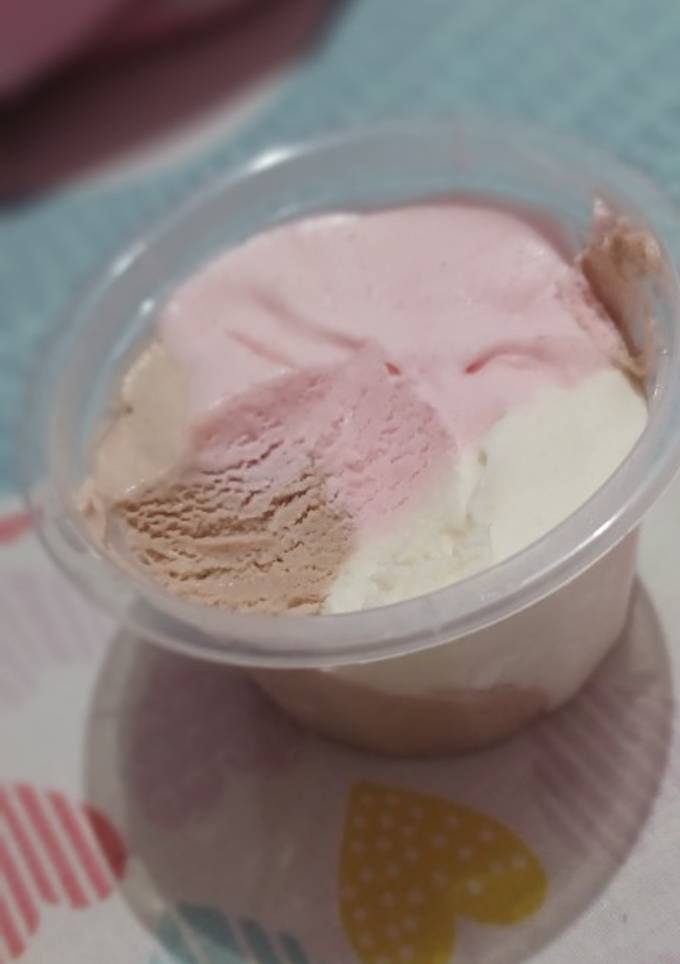 Resep Ice cream lembut homemade no SP oleh Ahlu Nafa - Cookpad