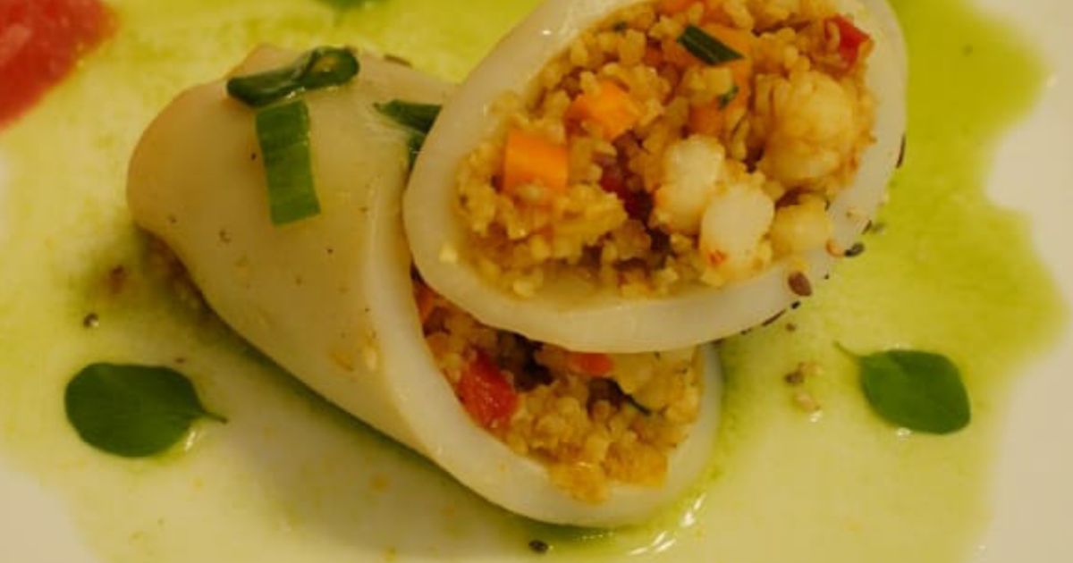 Calamar Relleno!! Receta de Poggio.gourmet
