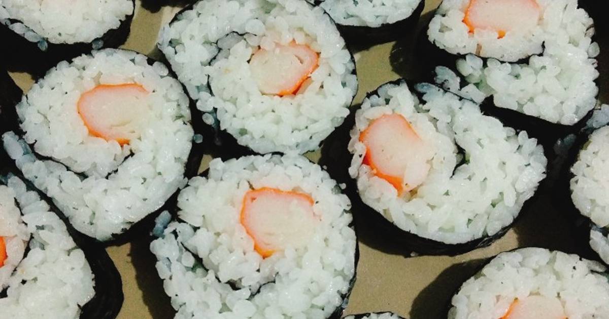 Resep Sushi Rumahan Simple oleh erna amzah - Cookpad