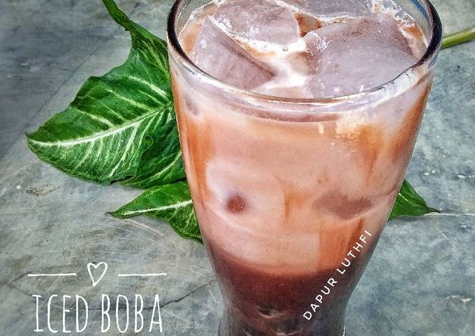 Resep Iced Boba Choco Milk oleh Dapur Luthfi - Cookpad