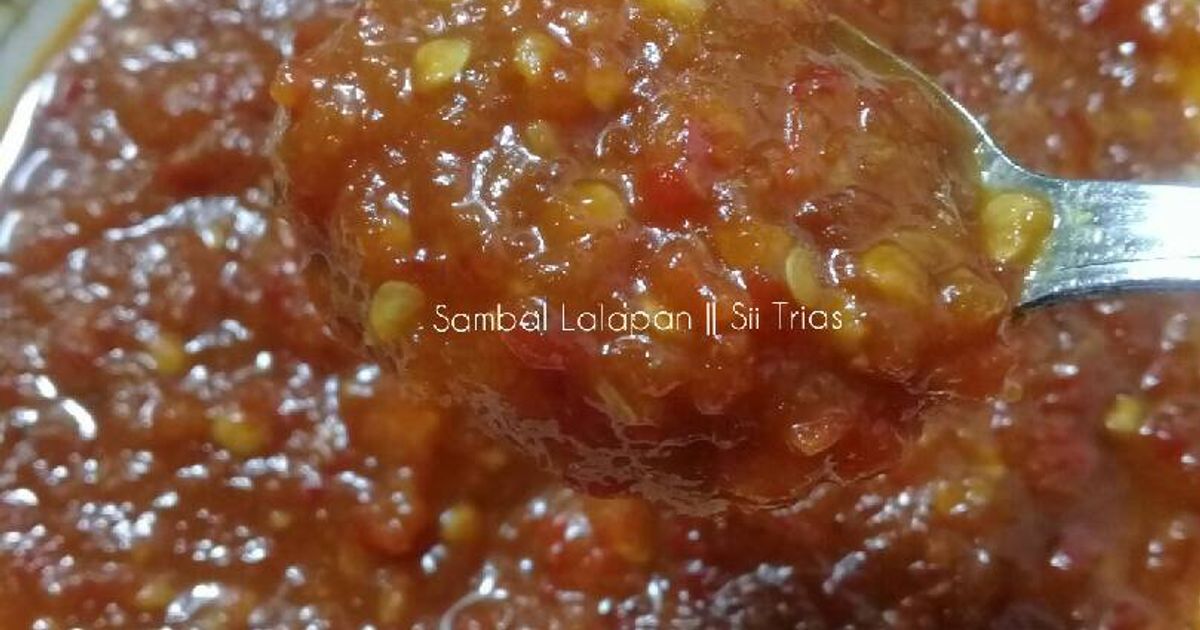 Resep Sambal Lalapan Simple🌶 oleh Sii Trias - Cookpad