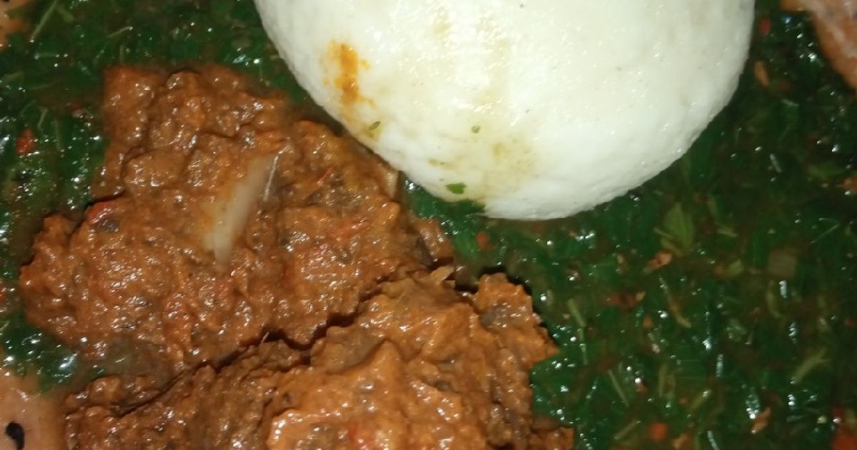 Miyar Lalo With Tuwon Semo Recipe by Fady SBT - Cookpad
