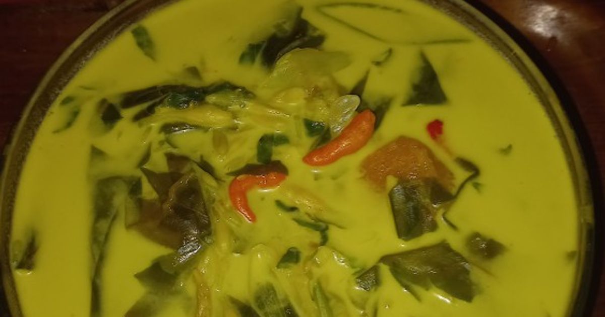 Resep Kuah Santan Ganemo Sambiki Bunga Pepaya (Khas Sulawesi) oleh Mbk ...