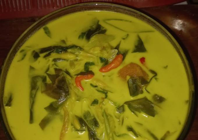Resep Kuah santan ganemo sambiki bunga pepaya (khas Sulawesi) oleh Mbk ...