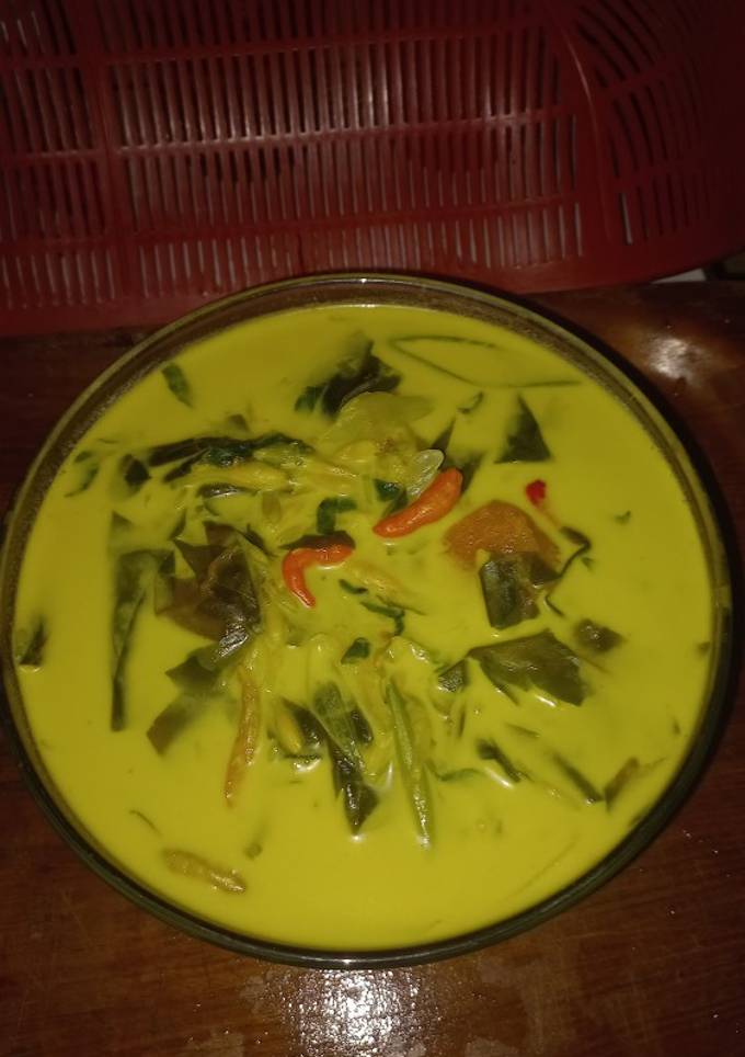 Resep Kuah santan ganemo sambiki bunga pepaya (khas Sulawesi) oleh Mbk ...