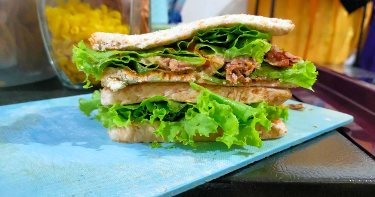 Resep Sandwich tuna roti gandum oleh yunita - Cookpad