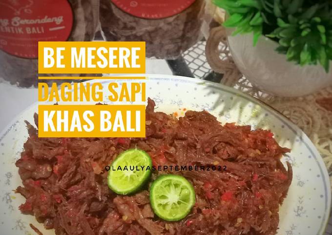 Resep Be mesere daging sapi khas bali oleh Ola Aulya - Cookpad