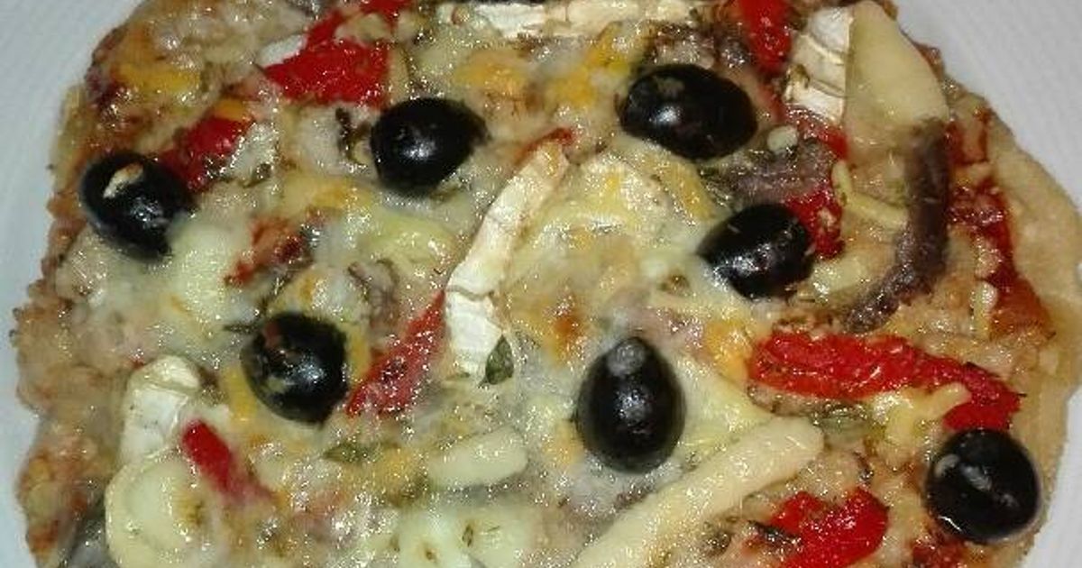 Pizza De Atún Pimientó Asado Y Anchoas En La Olla Gm G Receta de Mari ...