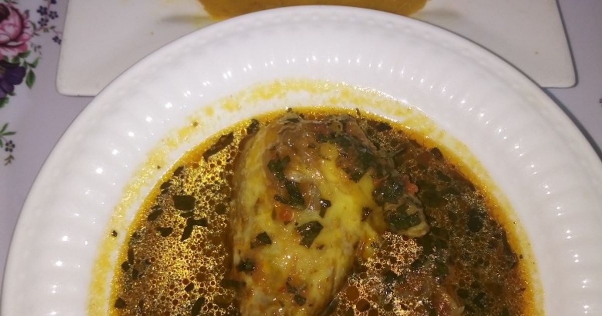 Onunu(rivers State Delicacy/Pounded Yam)with Turkey Pepper Soup Recipe ...