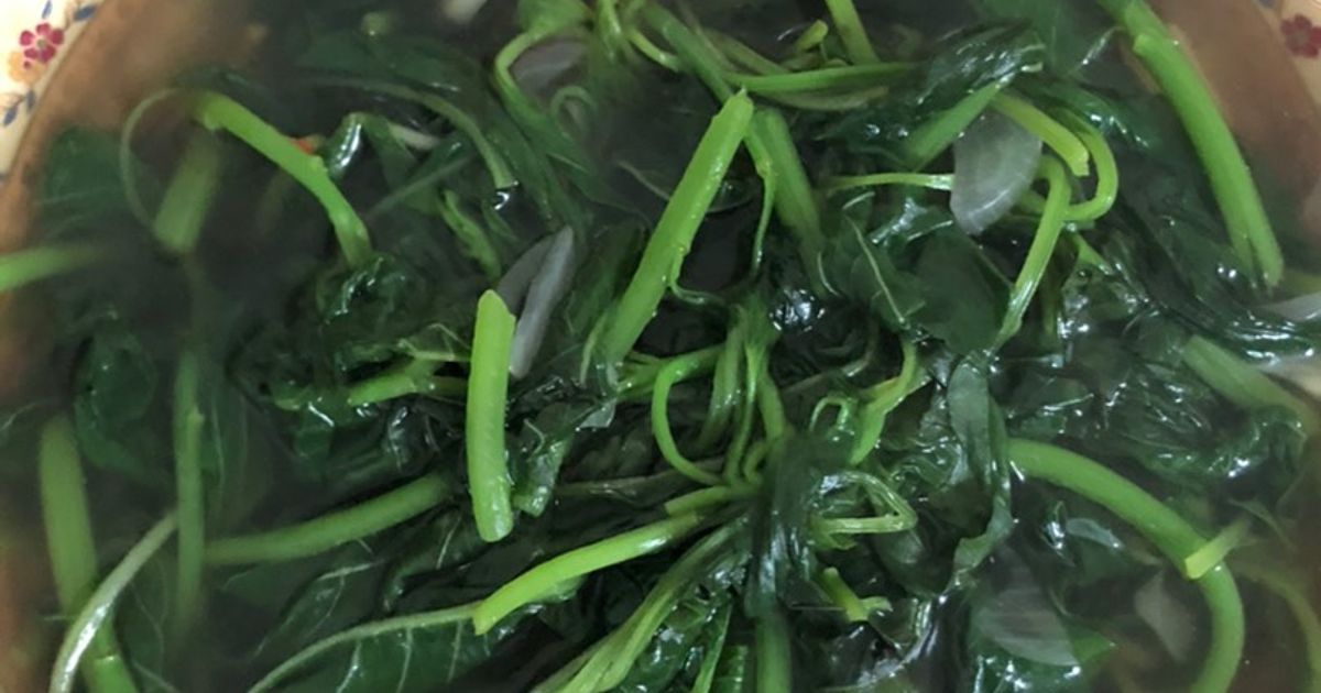 Resep Bayam Rebus Sederhana oleh Mommy Adriella - Cookpad