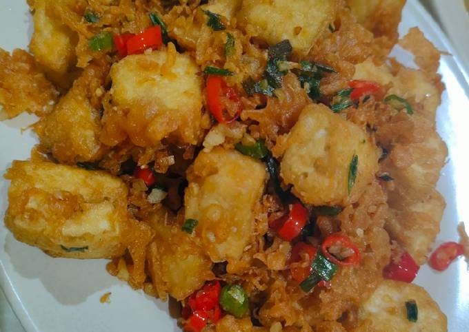 Resep Tahu Crispy Cabai Garam ala resto oleh Gracia Tjoa - Cookpad