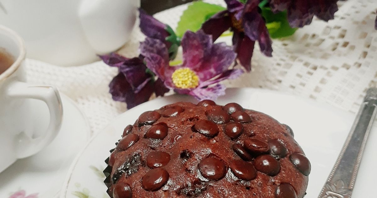 Resep Triple Chocolate Muffin (No Mixer) oleh Fey_Pawonmungil - Cookpad