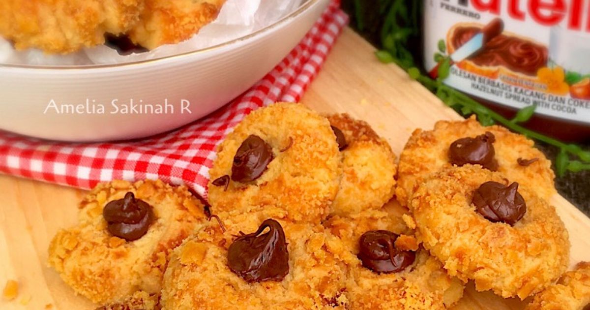 Resep Choco (Nutella) Thumbprint Cookies Renyah Banget oleh Amelia ...