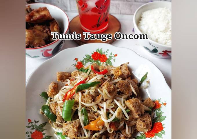 Resep Tumis Tauge Oncom oleh Julie Kustianingsih - Cookpad
