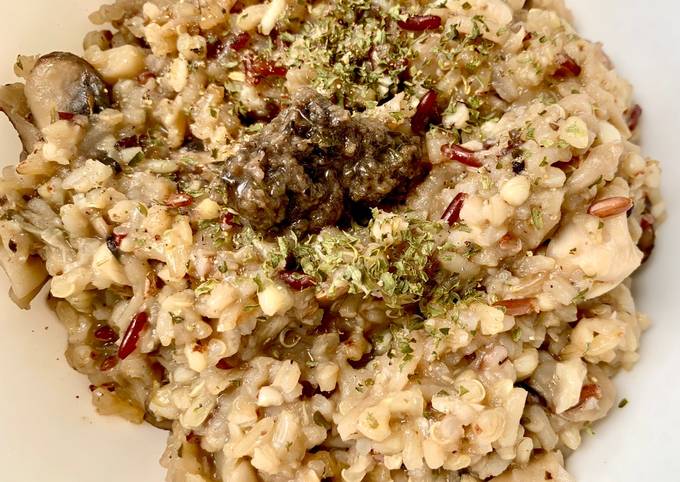 สูตร Vegan Truffle mushroom risotto รีซอตโต้ซอสเห็ดทรัฟเฟิลมังสวิรัติ โดย SANA shop - Cookpad