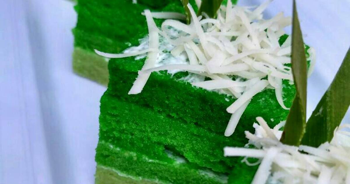 Resep Ombre Pandan Cheese Cake oleh rita aprilia - Cookpad