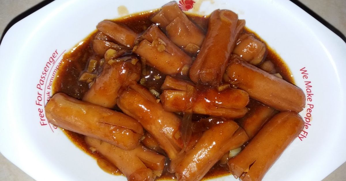 Resep Sosis Saos Teriyaki Seadanya😄 oleh Santi Susan - Cookpad