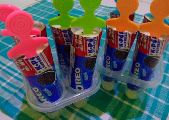 Resep Ice Cream Oreo ala aticka oleh Aticka.W - Cookpad