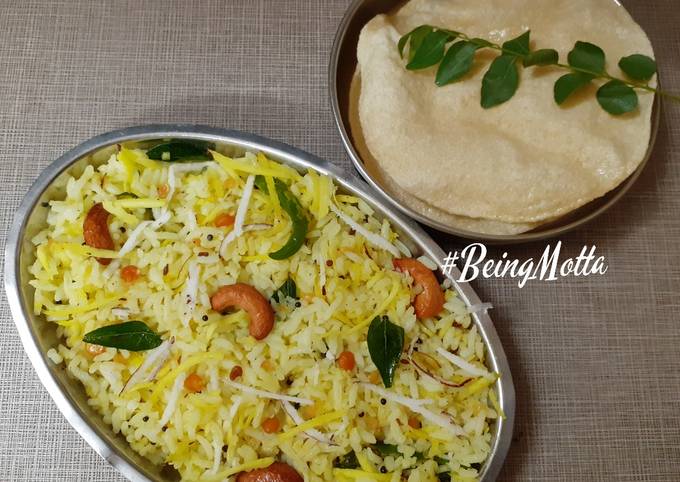 Thengai Sadam / South Indian Coconut Rice Recipe by Jasmin Motta _ # ...